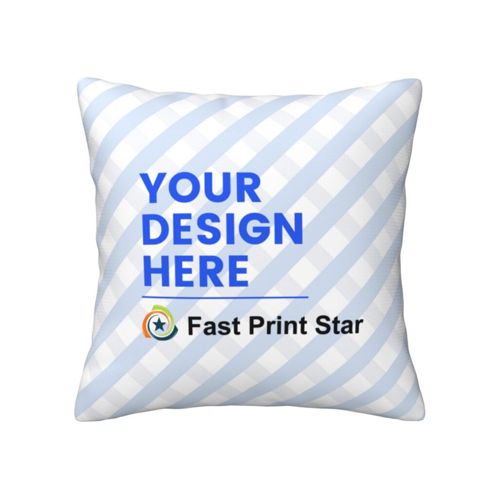 Custom Square Pillowcase - Printed Your Design | FastPrintStar