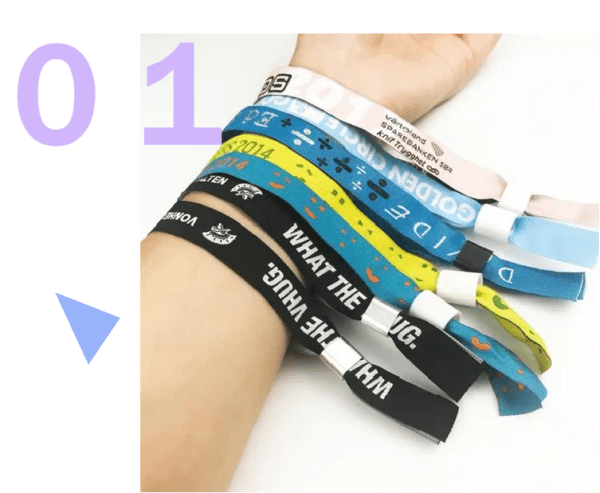 Custom Cloth Wristbands Wholesale from $0.42 | FastPrintStar