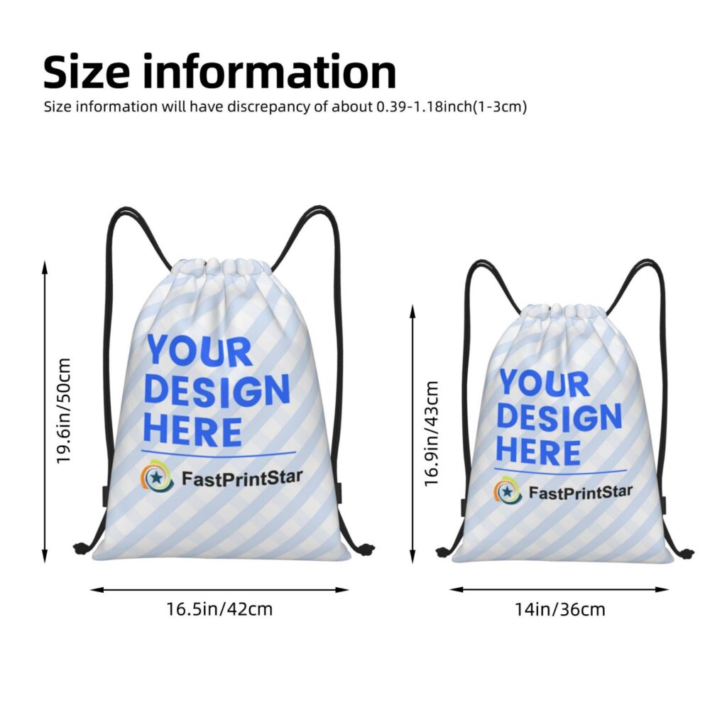 Design Custom Drawstring Backpacks Online | As Low As $1.95 - FastPrintStar