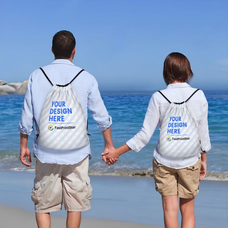 Design Custom Drawstring Backpacks Online | As Low As $1.95 - FastPrintStar