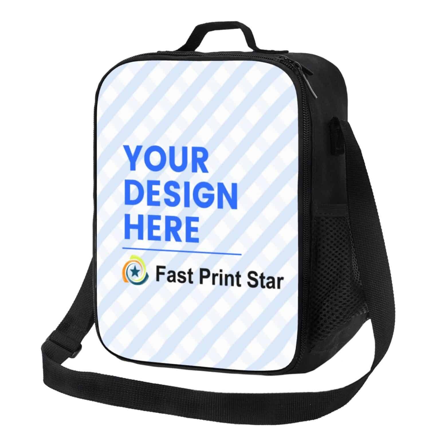 Custom Insulated Lunch Bags With Shoulder Straps - FastPrintStar