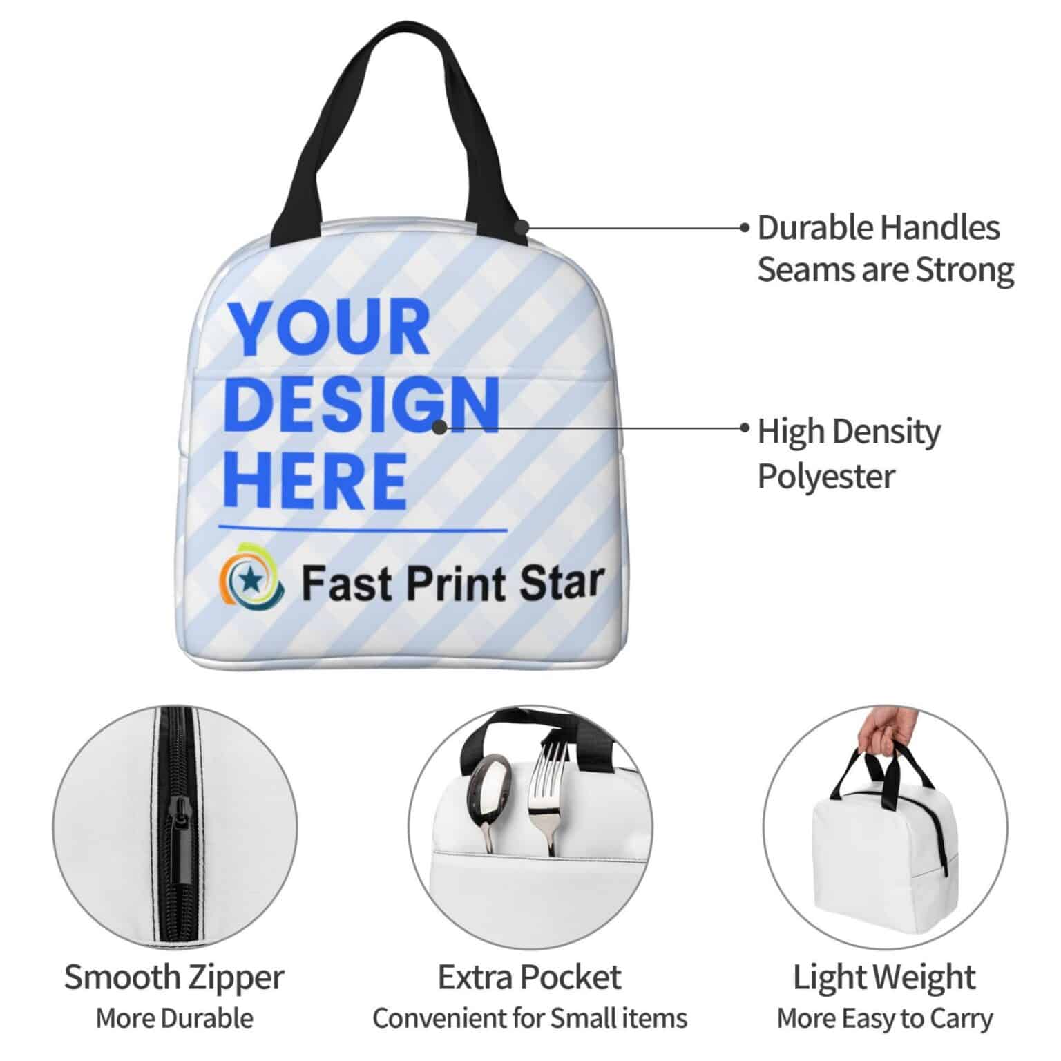 Custom Lunch Cooler Bags | Custom Lunch Boxes - FastPrintStar